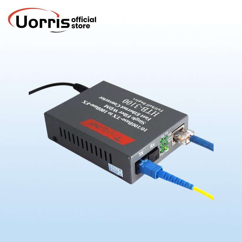 Bộ chuyển đổi quang điện Netlink HTB-3100AB 25km converter quang 1 sợi HTB 3100AB HTB 3100 HTB ...