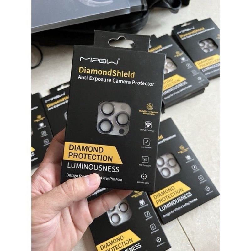(Dòng 14) Dán bảo vệ LENS CAMERA MIPOW DIAMONDSHIELD CHỐNG VA ĐẬP ...