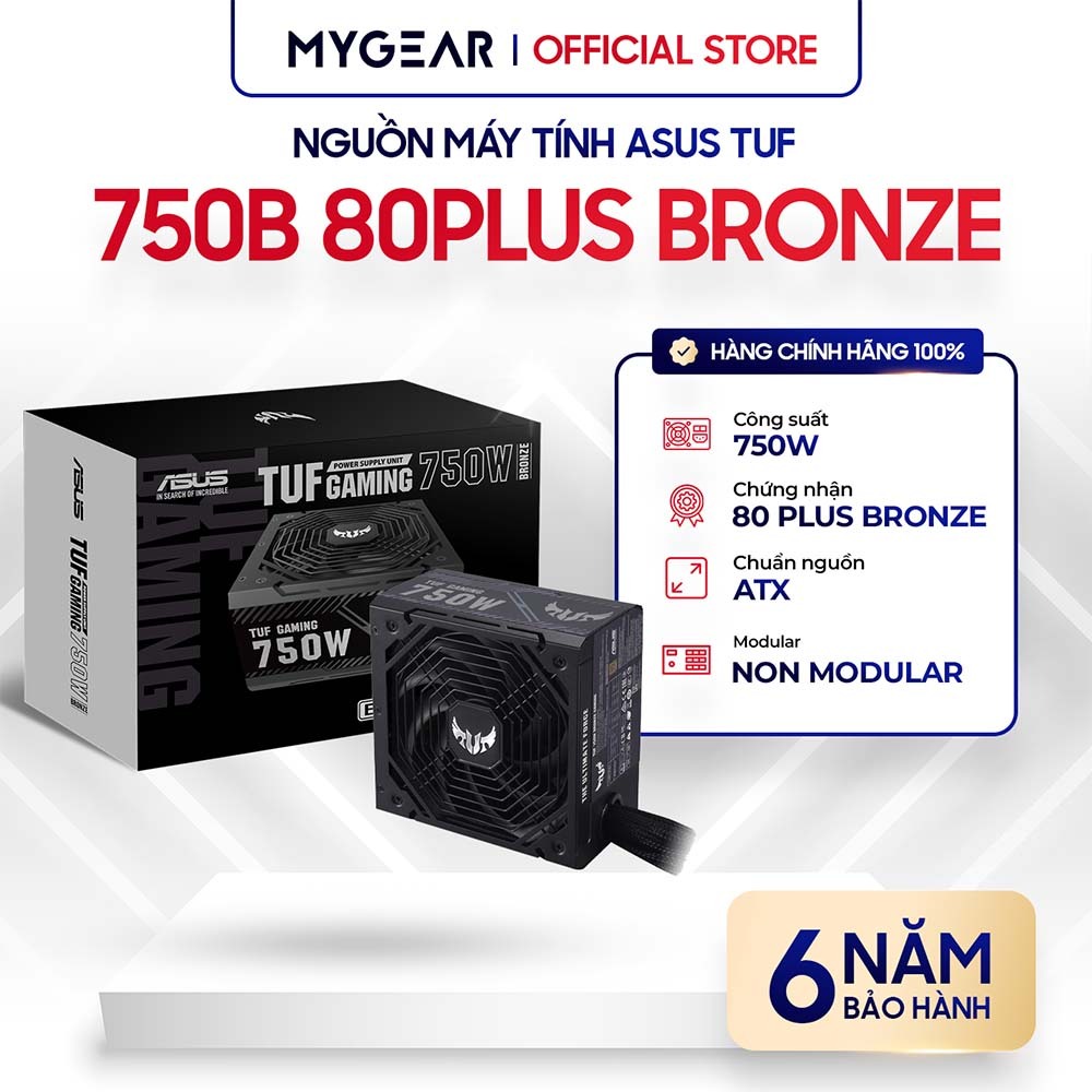 Nguồn máy tính Asus TUF GAMING 650B 750B Bronze- Bảo hành chính hãng 72 tháng | Shopee Việt Nam