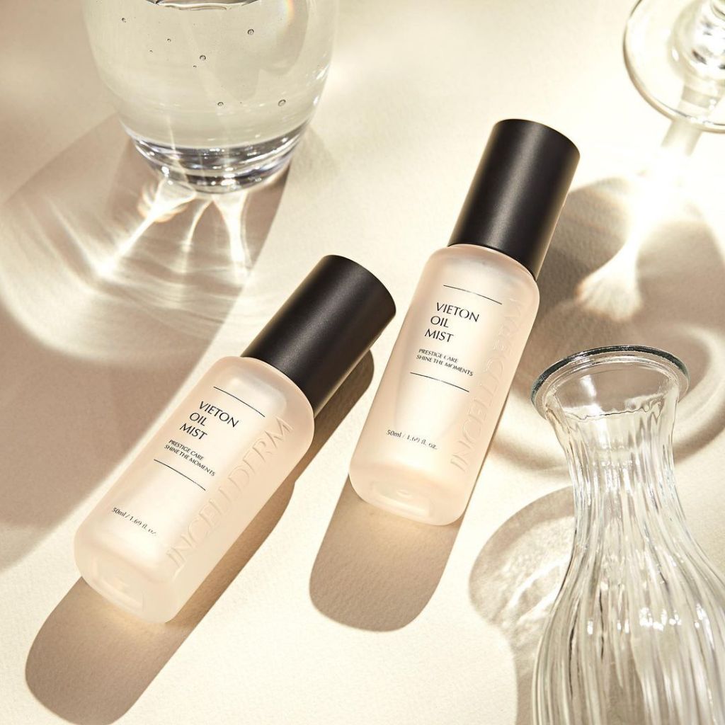 Xịt khoáng Incellderm Vieton Oil Mist Moisturizing giúp làn da trắng hồng rạng rỡ lọ 50ml ...