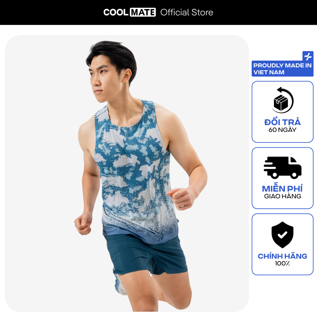 Áo Singlet Chạy bộ Graphic Frostly Mountain - Thương hiệu Coolmate ...