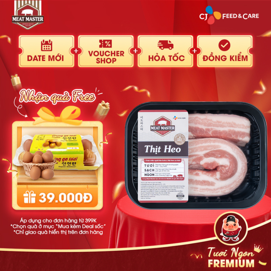 Ba rọi heo Meat Master VN 400g/khay | Shopee Việt Nam