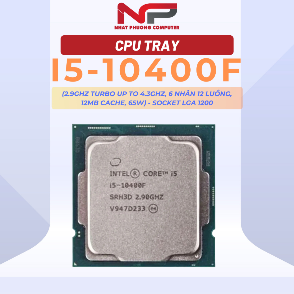 CPU Intel Core i5 10400F TRAY (2.90 Up to 4.30GHz, 12M, 6 Cores 12 ...