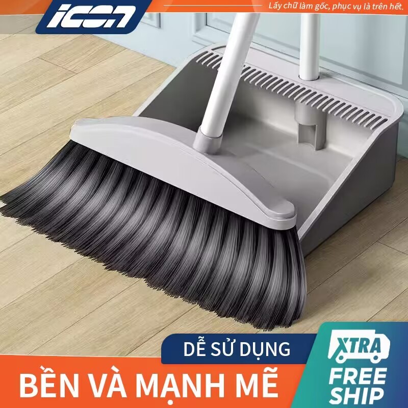ICON Chổi kèm hót rác Bộ Chổi Quét Nhà Kèm Hốt Rác Cán Dài 2 trong 1 ...
