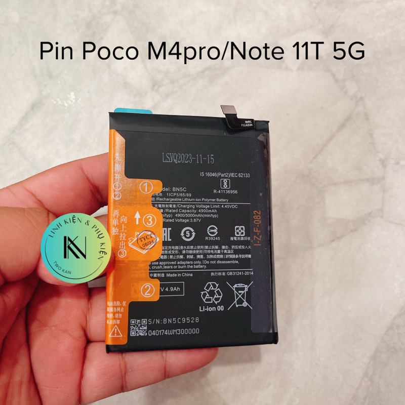 Pin Poco m4pro / Note 11T 5G / BN5C | Shopee Việt Nam