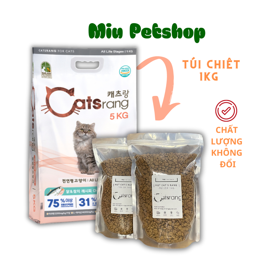 Hạt cho mèo Cateye, Catsrang, Catson 1KG - Hạt dinh dưỡng cho mèo các ...