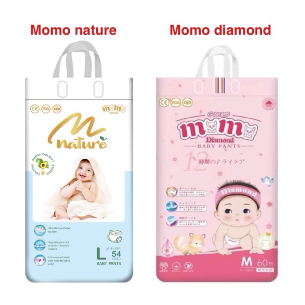 BỈM DÁN/QUẦN MOMO DIAMOND/ MOMO NATURE HỮU CƠ CAO CẤP CÁC SIZE S64/M62 ...