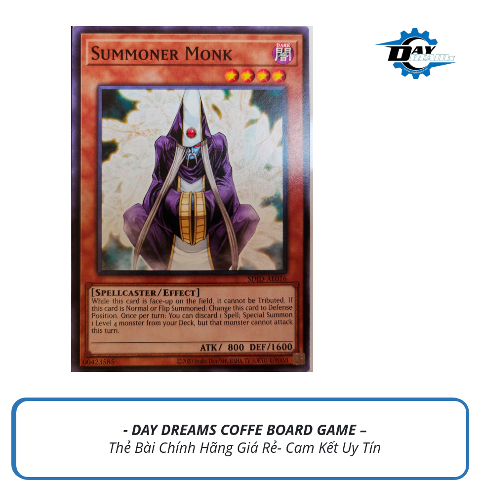 Thẻ bài Yugioh Ngôn Ngữ Tiếng Anh- Phiên Bản ASIA ENG:SDID-AE016 Summoner Monk | Shopee Việt Nam