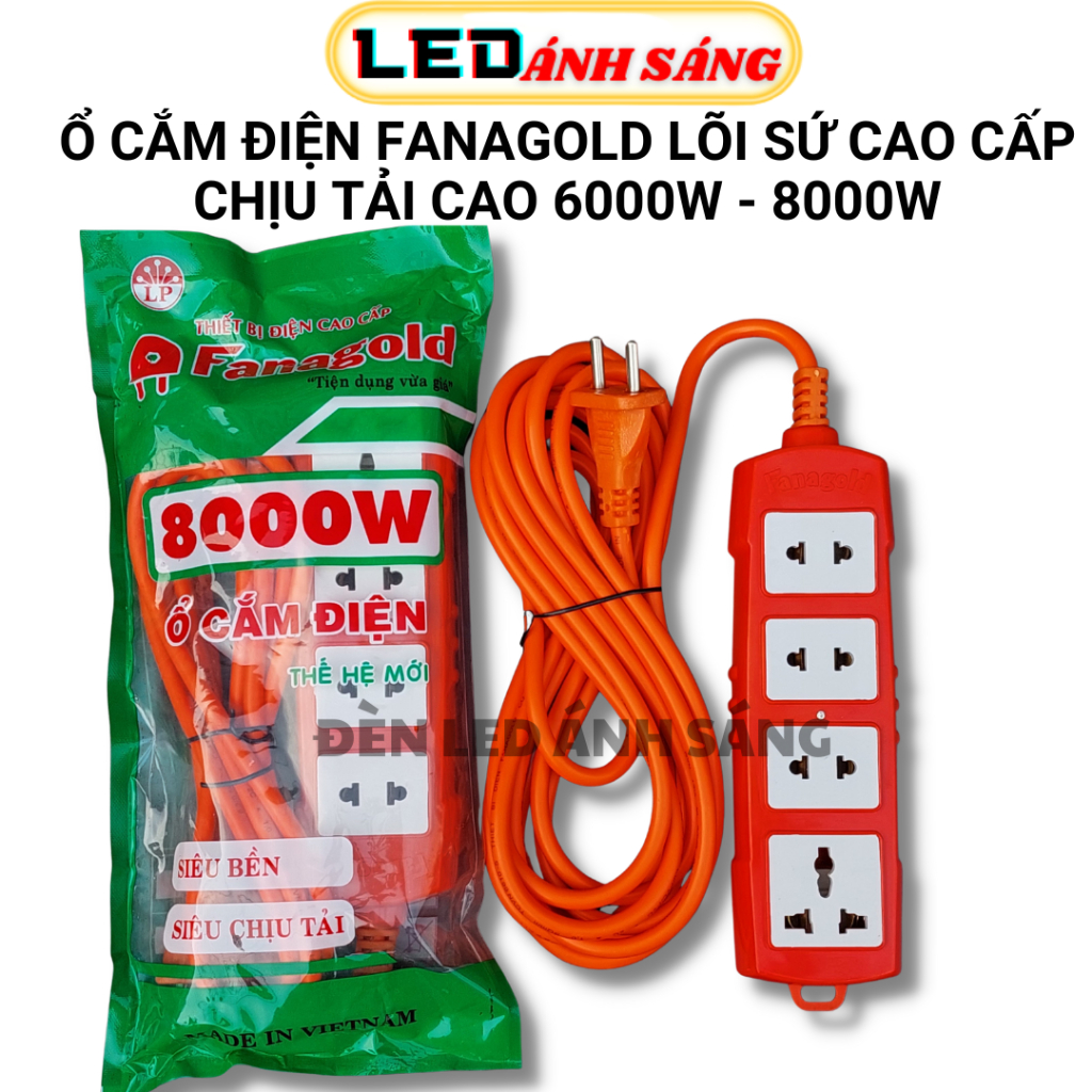 Ổ cắm điện chịu tải cao FANAGOLD 6000w dùng cho thiết bị có công suất ...