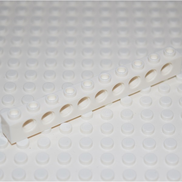 [1 Cái] LEGO Technic Gạch Dài 1x10 với Lỗ Chốt, Màu Trắng ID 273001 ...