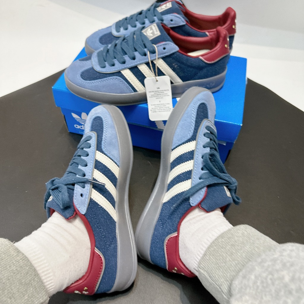 Giày thể thao adidas gazelle indoor ‘navy white’ id1008 | Shopee Việt Nam