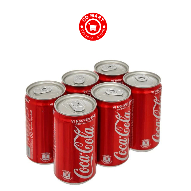 Lốc 6 lon Coca Cola vị nguyên bản 320ml/ 235ml | Shopee Việt Nam