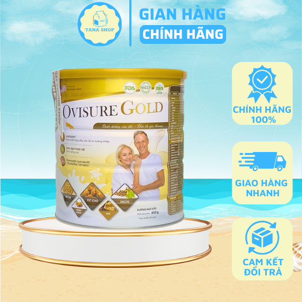 Sữa Ovisure Gold Chính Hãng Hộp 650G, Sữa Hạt Ovisure Gold Giúp Xương ...