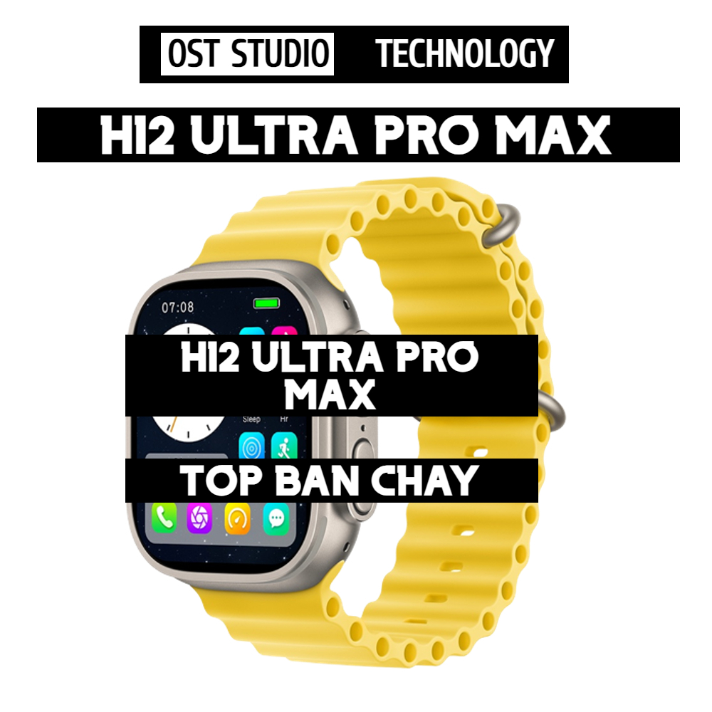 Đồng Hồ H12 Bản Ultra Pro Max Màn 2.1" Amoled 90hz Chơi Game Nhận Full ...