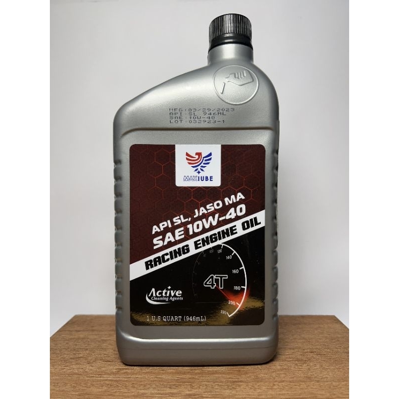 Nhớt MAXLUBE RACING 10W40 946ml nhập khẩu USA ( CAM KẾT CHÍNH HÃNG ...