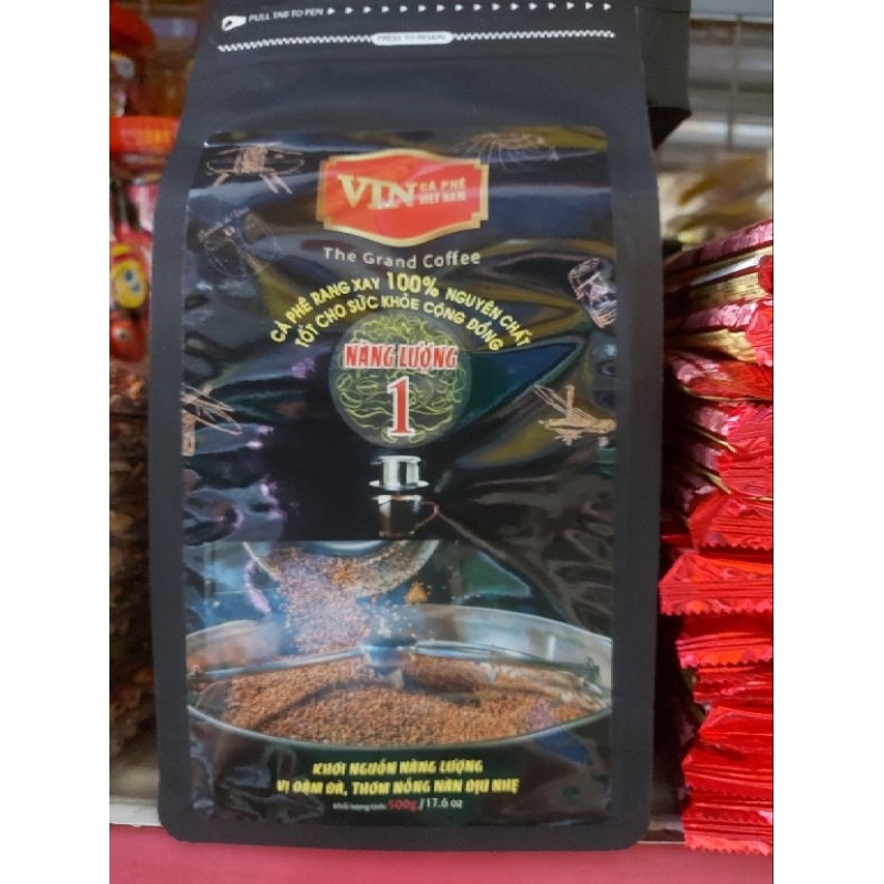 Cà phê Vin rang xay nguyên chất 500g | Shopee Việt Nam