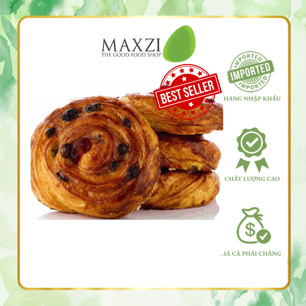 [HSD 31/10/2025] Bánh Croissant Sultana Nhân Bơ Nho Đông Lạnh - Maxzi ...