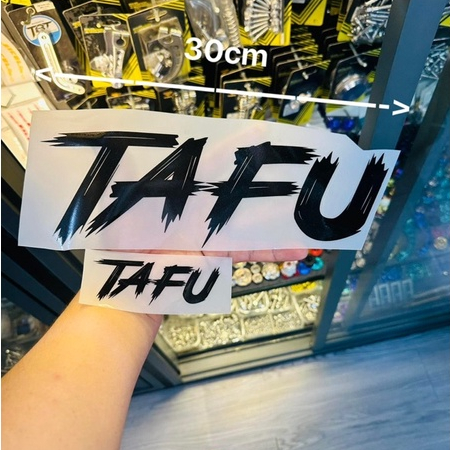 tem logo TAFU được in siêu trong chống thắm nước cực cao thích hợp cho ...