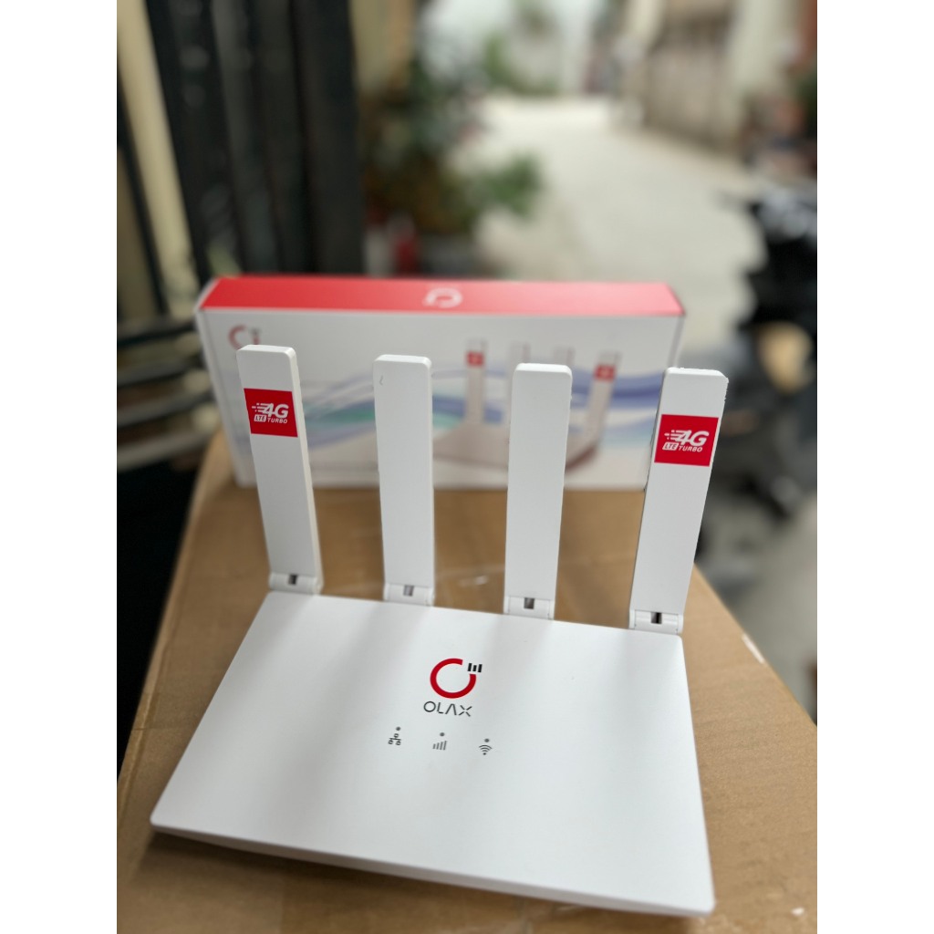 Thiết bị Wifi OLAX MC50 4G LTE Turbo, 4 Ăng Ten Ngoài , Kết Nối 10 Thiết Bị, Nguồn Type-C Và 12V ...