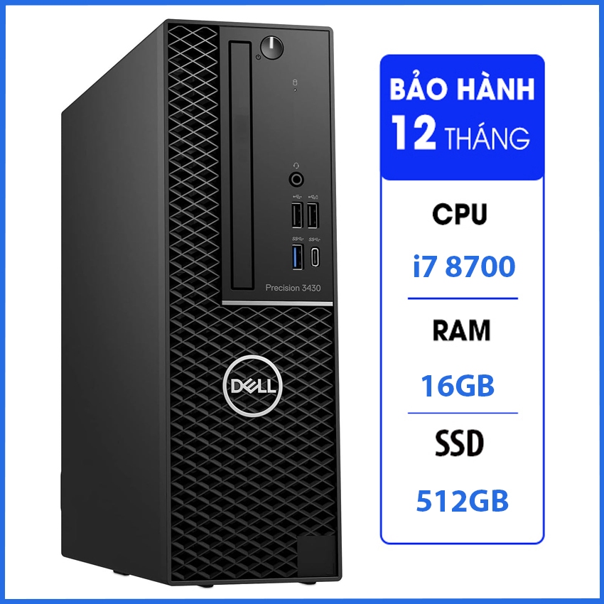 Máy Trạm Dell Precision Tower 3430 Core i7 8700 Ram 16GB Ổ Cứng SSD ...