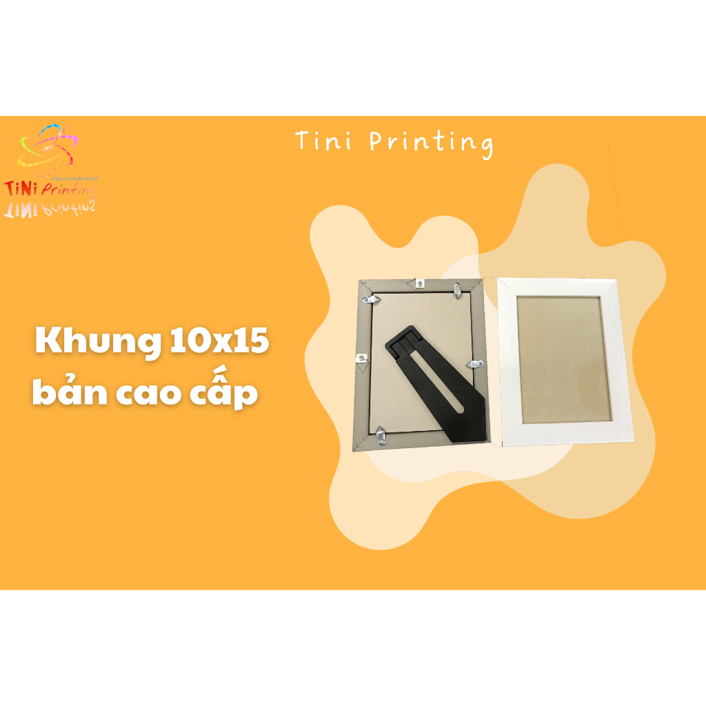 Khung hình MẶT kính để bàn Tini Printing kích thước 10x15-A6, 13x18-B6 ...