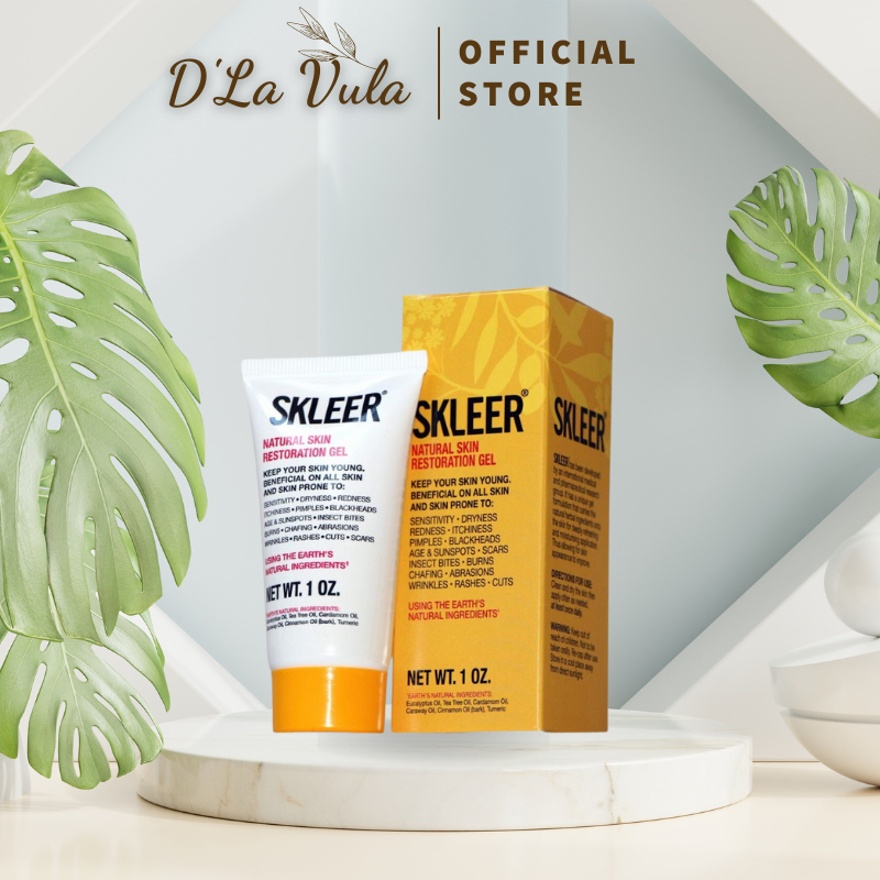 Gel dưỡng ẩm, giảm mụn thâm SKLEER Natural Skin Restoration và Skleer ...