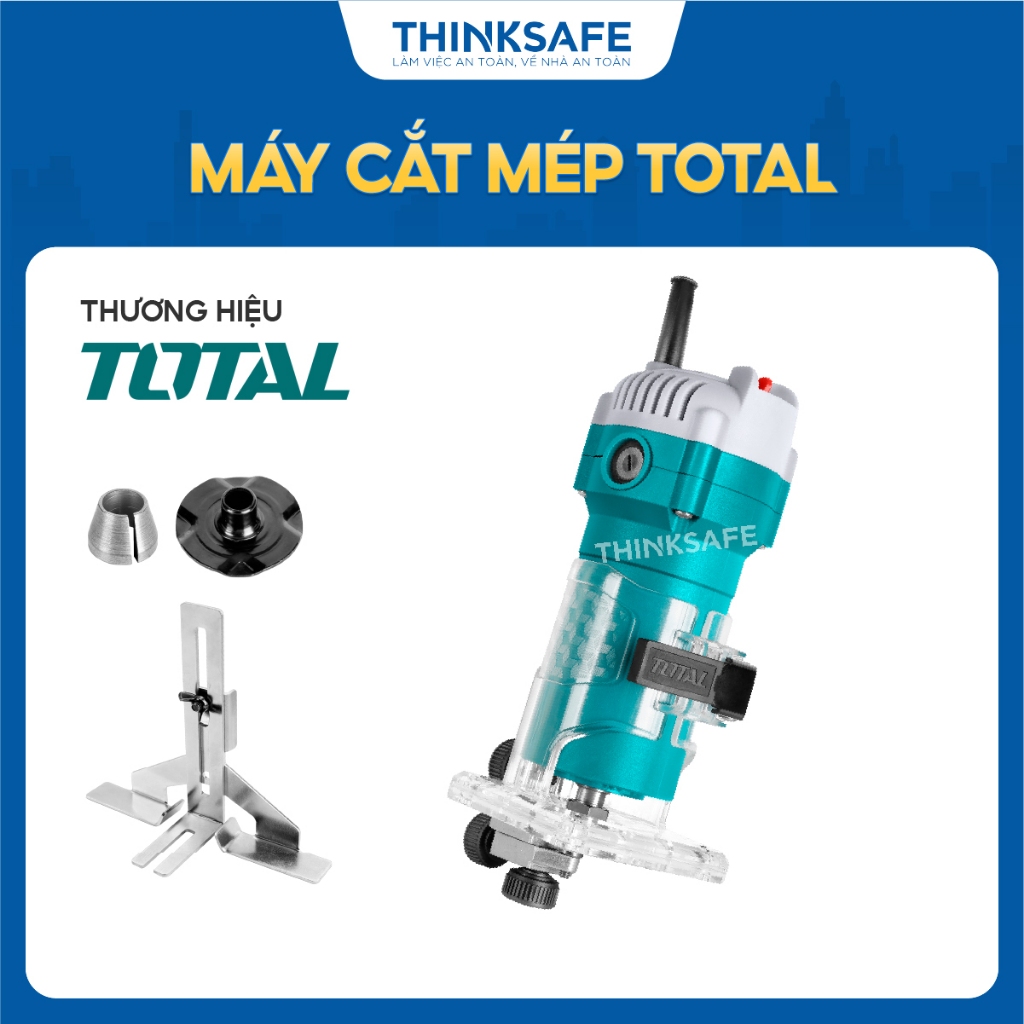 Máy phay gỗ TOTAL TLT6001 công suất 600W, tốc độ không tải 34500rpm Máy ...