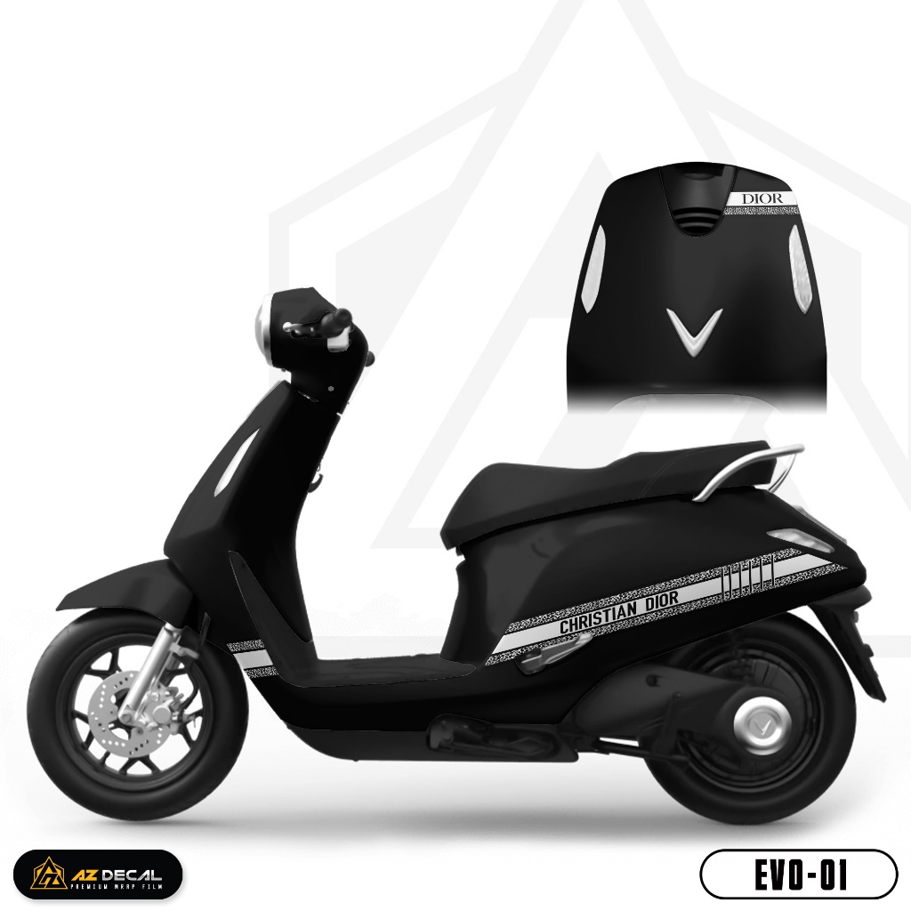 Tem Decal Xe Máy Evo 200 | EVO-01 | Team Decal Hình Dán Xe Máy Evo 200 ...