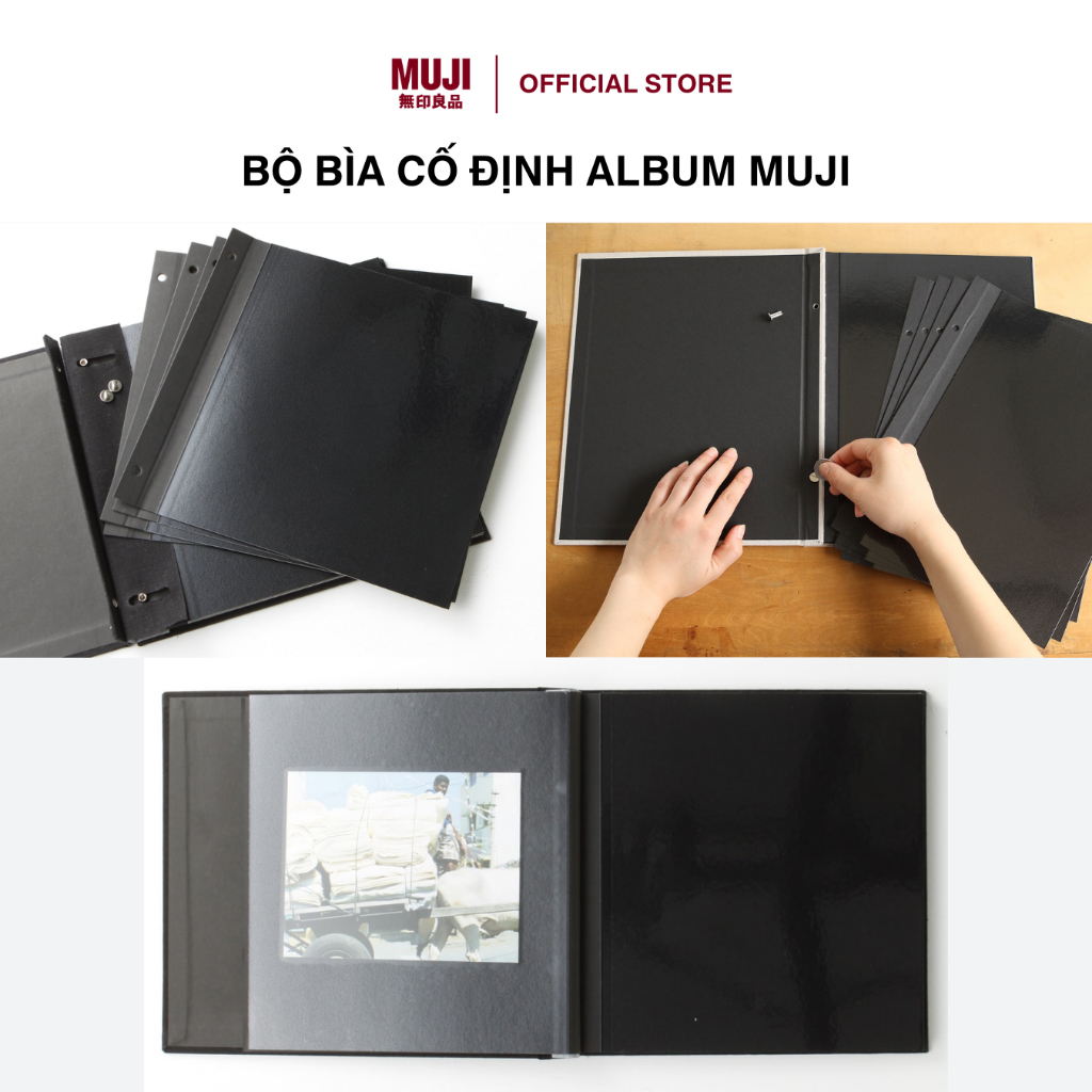 Bộ Bìa Cố Định Album MUJI | Shopee Việt Nam