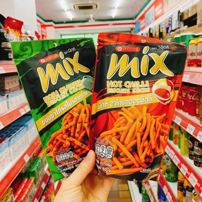 Snack Tăm Que Cay, Snack Bim Bim Mix Thái Lan, Đồ Ăn Vặt Cổng Trường ...