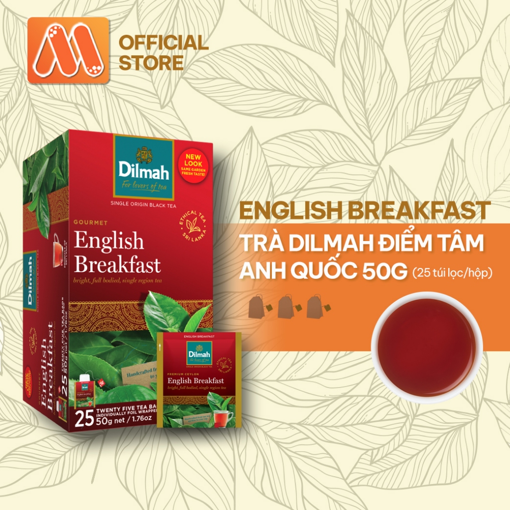 Trà Dilmah Vị Điểm Tâm Anh Quốc - English Breakfast 50g | Shopee Việt Nam