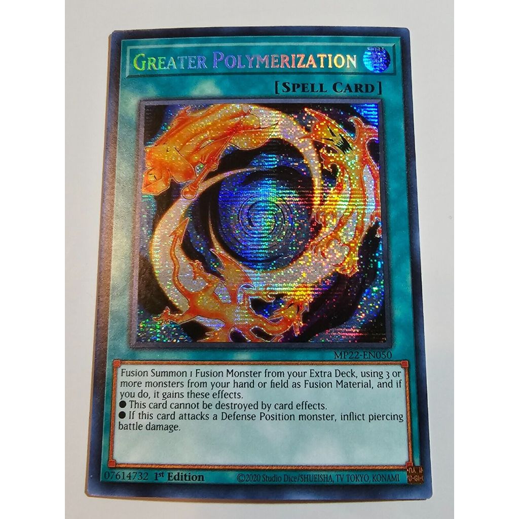 [ Dưa Hấu Yugioh ] Lá bài thẻ bài Greater Polymerization - prismatic ...