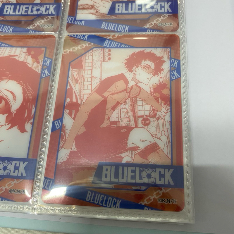 [blue lock] - clear card rin, sae, bachira, chigiri, aiku, nagi, isagi ...