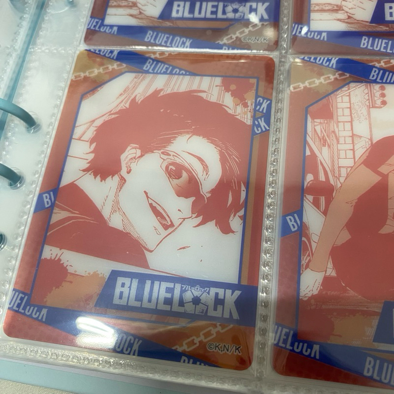 [blue lock] - clear card rin, sae, bachira, chigiri, aiku, nagi, isagi ...