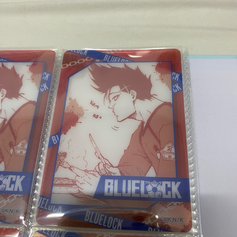 [blue lock] - clear card rin, sae, bachira, chigiri, aiku, nagi, isagi ...