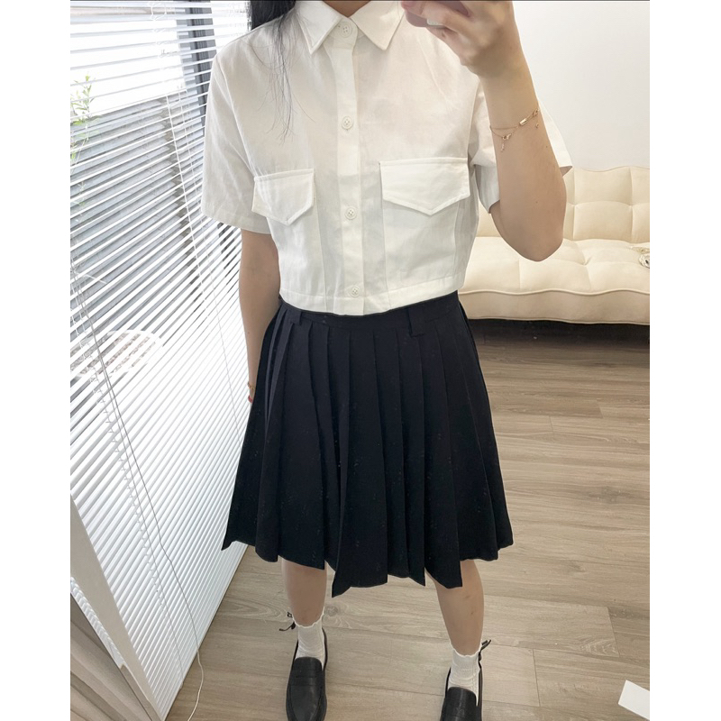 CHÂN VÁY XẾP LY LỠ | Shopee Việt Nam