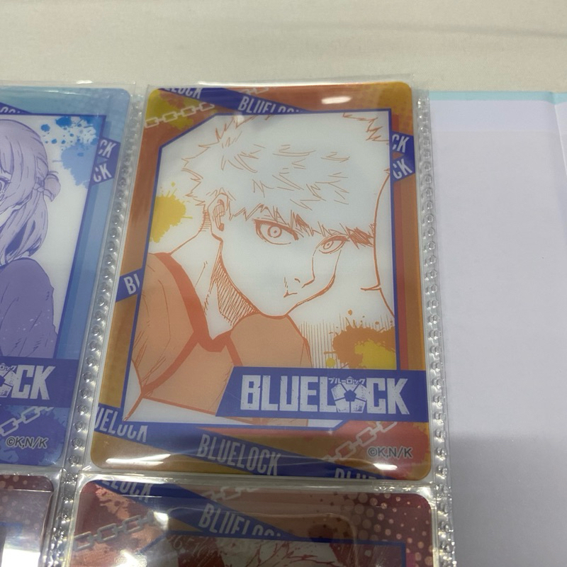 [blue lock] - clear card rin, sae, bachira, chigiri, aiku, nagi, isagi ...