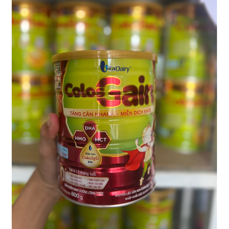 Sữa non ColosGain - Tăng cân nhanh Miễn dịch khỏe Vitadairy | Shopee ...