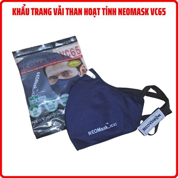 Khẩu trang THAN HOẠT TÍNH Neomask VC65 Thun Quàng Gáy | Shopee Việt Nam