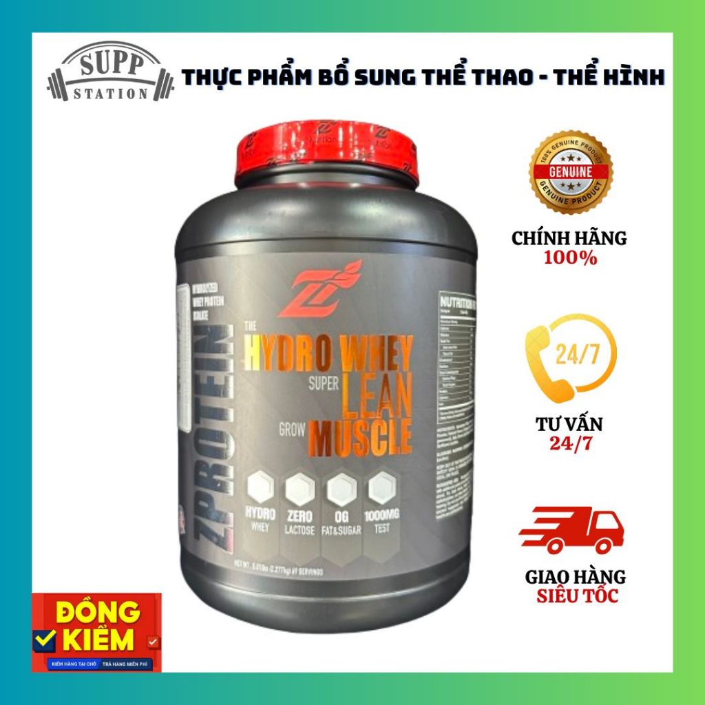 [CHÍNH HÃNG] Sữa Tăng Cơ Z NUTRITION HYDRO WHEY +TEST - 5lbs - Whey ...