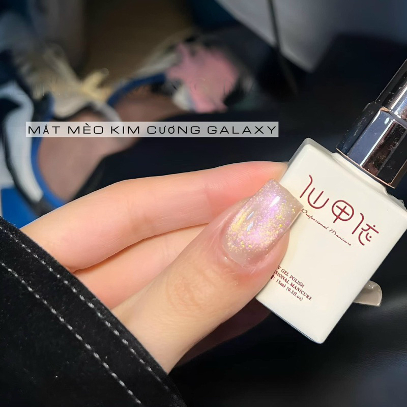 Sơn gel mắt mèo Kim Cương Galaxy / mắt mèo nhũ flash XEIJAYI chai 15ml ...
