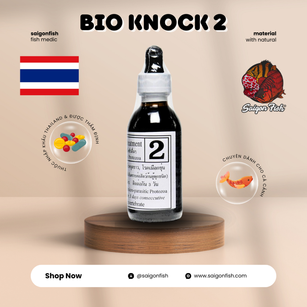 Bio Knock 2 – Thuốc chữa bệnh nấm cá | Shopee Việt Nam