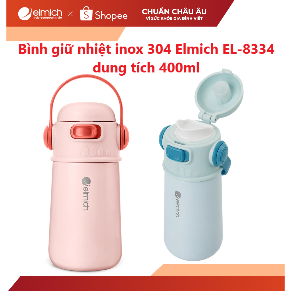 Bình giữ nhiệt inox 304 Elmich EL-8334 dung tích 400ml | Shopee Việt Nam