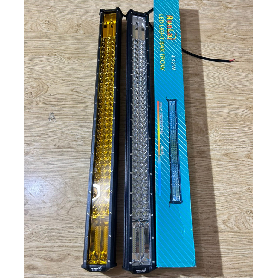 Đèn led trợ sáng, đèn led thanh 80cm, đèn led Runlai 3 hàng 80cm siêu ...