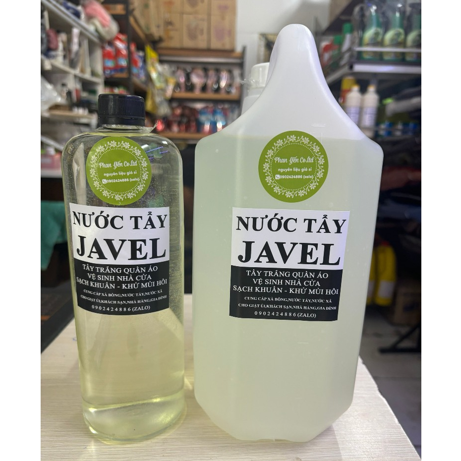Nước tẩy javel,nước tẩy trắng quần áo,javel khử mùi,javen đậm đặc ...