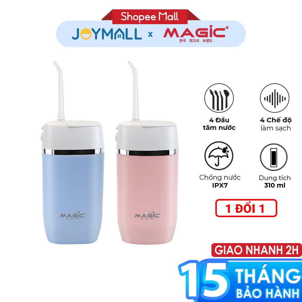 Máy Tăm Nước Magic Eco Pro-83 165ml, Hàng Chính Hãng, 4 Chế Độ Làm Sạch, 2 Loại Đầu Tăm ...