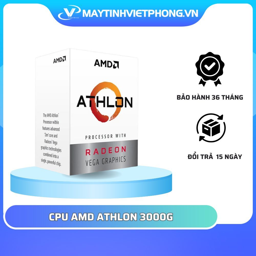 [FULL VAT] Bộ vi xử lý CPU AMD ATHLON 3000G (3.5GHZ, 2 NHÂN 4 LUỒNG ...