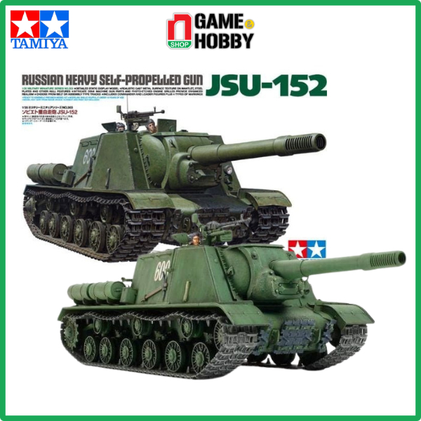 MÔ HÌNH XE RUSSIAN HEAVY SELF-PROPELLED JSU-152 1/35 - TAMIYA 35303 ...