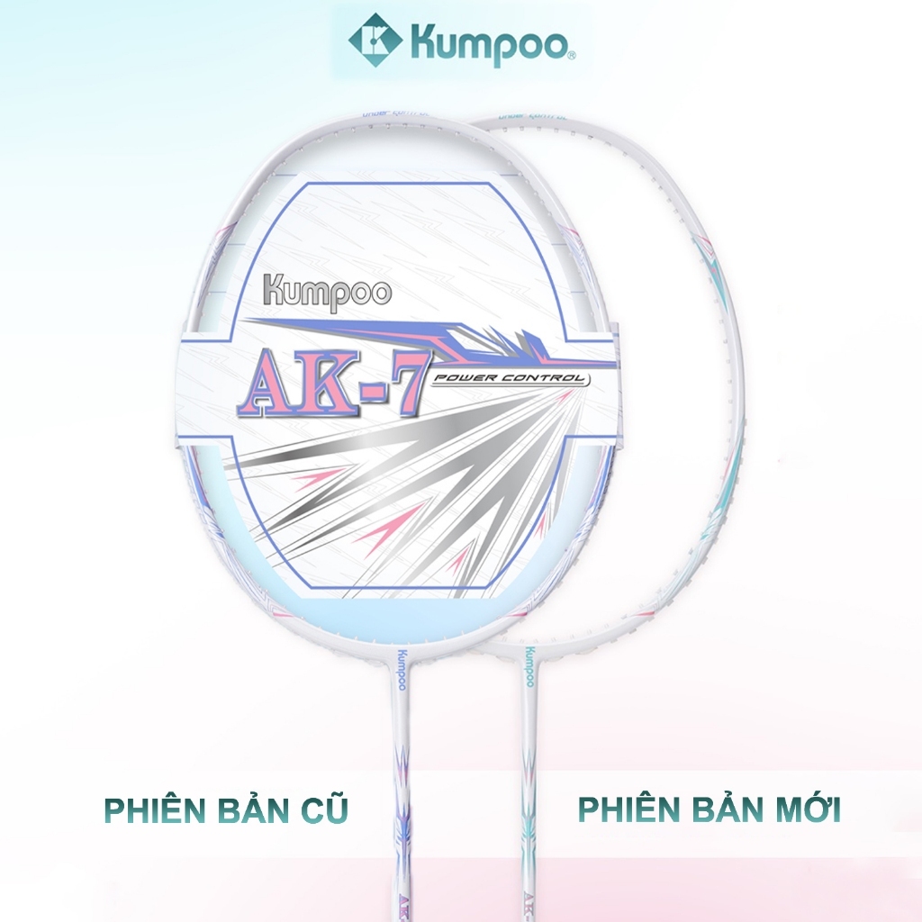 Vợt cầu lông Kumpoo AK-7 chính hãng chất liệu carbon fiber phù hợp cho người chơi tốt công thủ ...