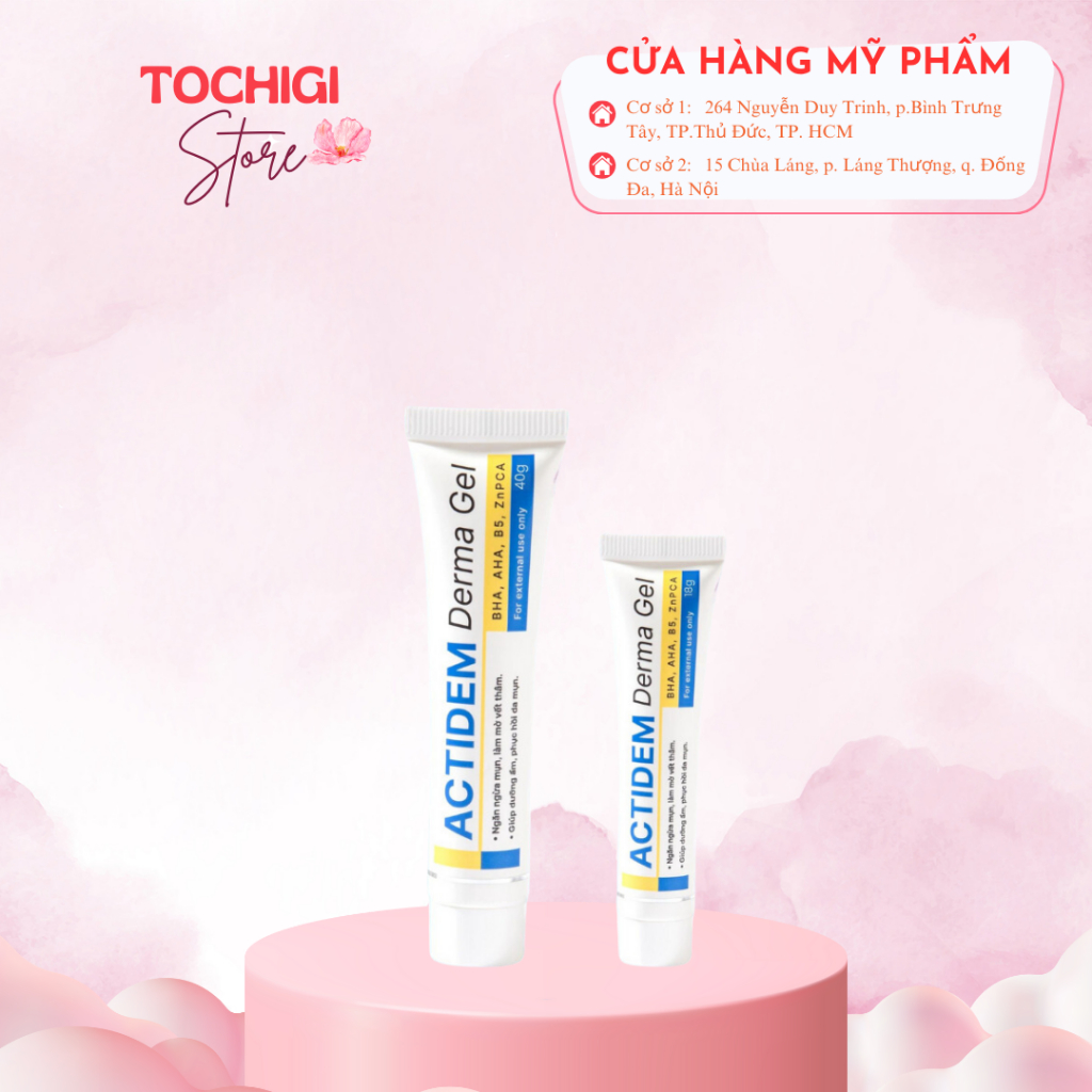 Gel giảm mụn, dưỡng ẩm da ACTIDEM Derma Gel 18g / 40g | Shopee Việt Nam